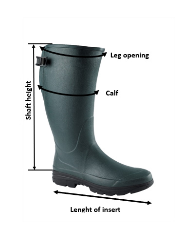 Size & Fit - Wellingtons.com